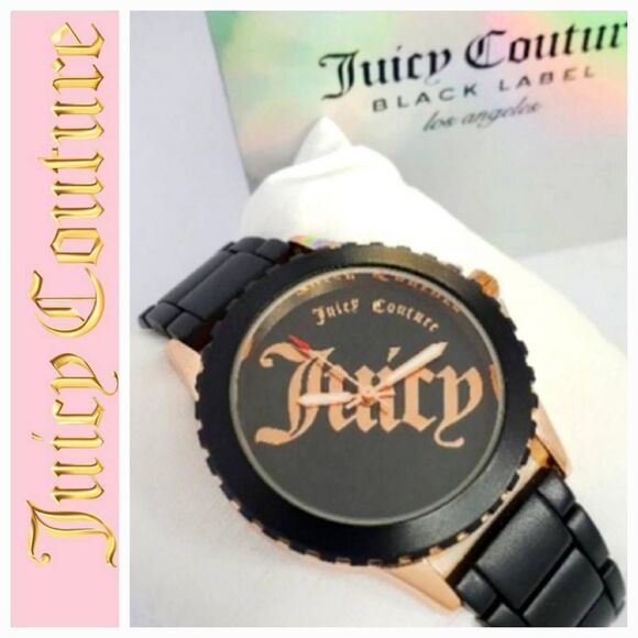 Juicy Couture | Accessories | Juicy Couture Black Label Script ...
